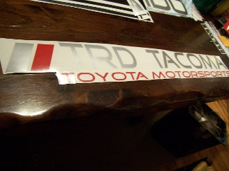 TRD TACOMA WINDSHIELD VINYL DECAL STICKER BANNER – Vellosvinyl