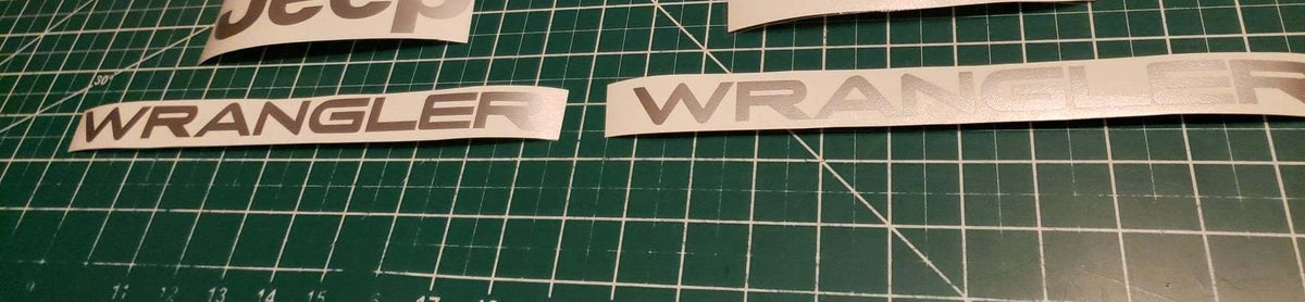 JEEP WRANGLER FENDER DECALS CHOOSE 2 COLORS YJ TJ – Vellosvinyl
