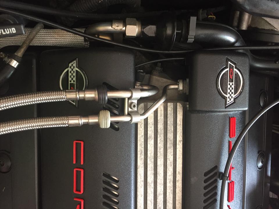 CORVETTE C4 EMBLEM DECAL FOR FUEL RAIL COVERS 1992-1996 SET OF 2 ...