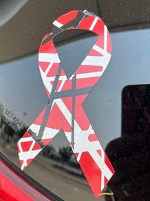EDDIE VAN HALEN TRIBUTE RIBBON VINYL DECAL STICKER – Vellosvinyl