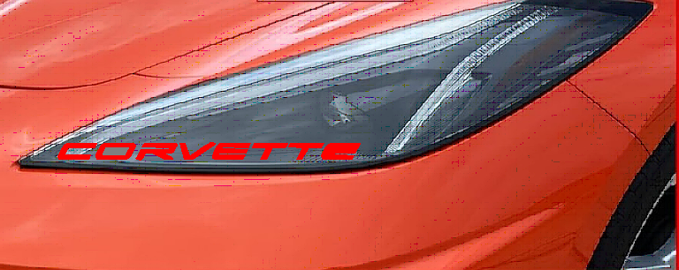 CORVETTE C8 HEADLIGHT DECAL CHOOSE COLOR SET OF 2 – Vellosvinyl
