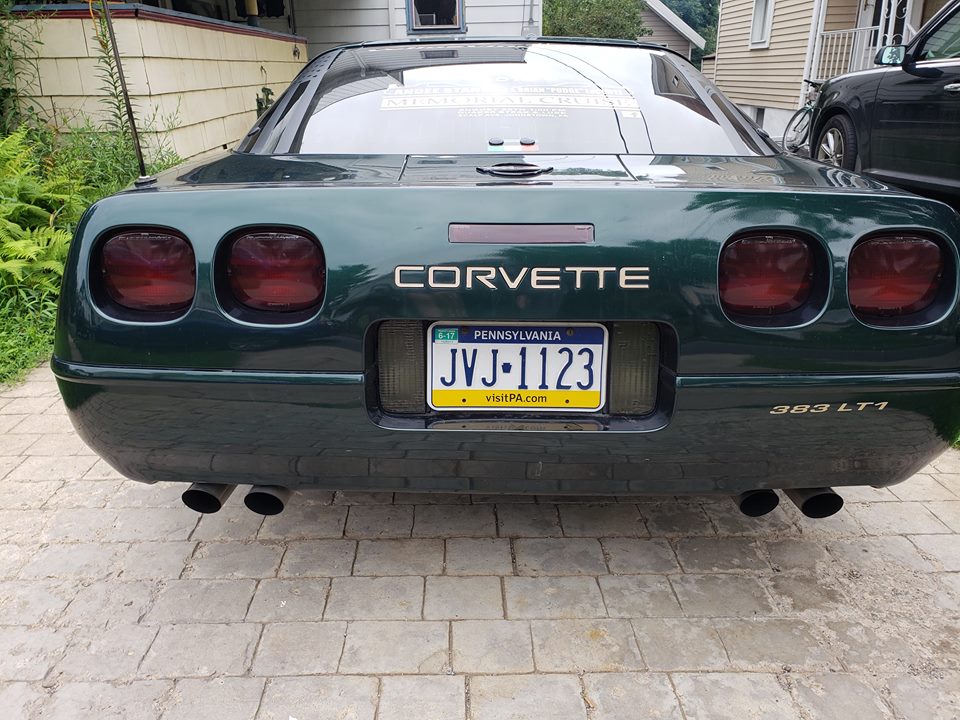 CORVETTE 5 PIECE VINYL TINTED TAIL LIGHT OVERLAY KIT 91-96 C4 – Vellosvinyl