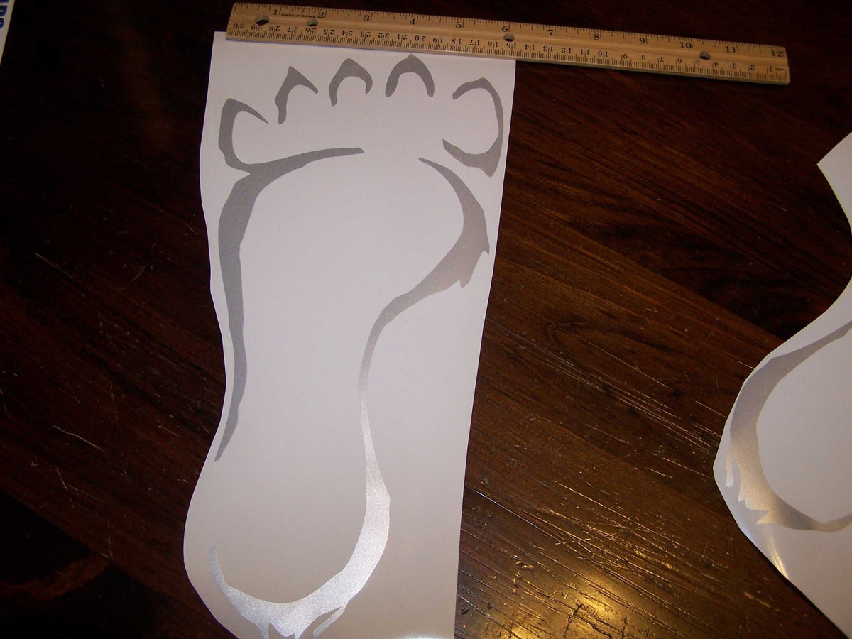 JEEP ARCTIC EDITION YETI FOOTPRINT DECAL SET FOR HOOD & FENDER ...