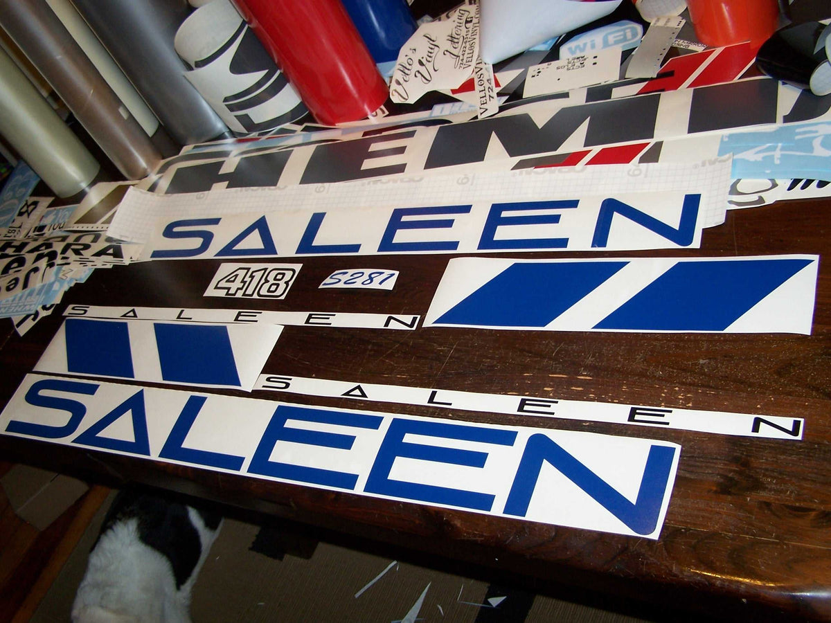 SALEEN MUSTANG VINYL DECAL KIT COMPLETE – Vellosvinyl