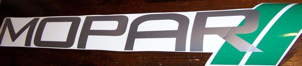 MOPAR WINDSHIELD DECAL STICKER BANNER CHOOSE SIZE AND 2 COLORS ...
