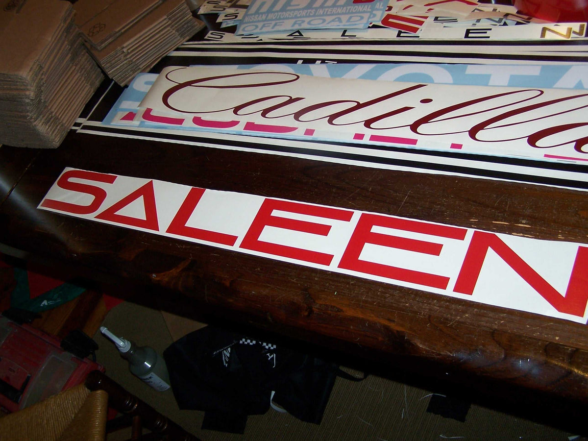 SALEEN WINDSHIELD DECAL BANNER STICKER CHOOSE COLOR AND SIZE – Vellosvinyl
