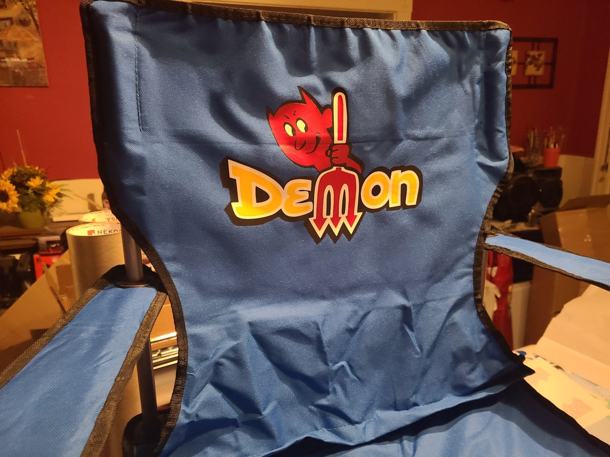 DODGE DEMON FOLDING CHAIR – Vellosvinyl