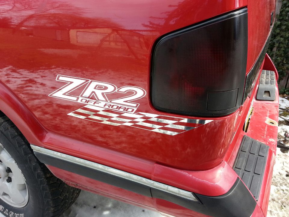 ZR2 OFF ROAD BEDSIDE / WINDOW STICKER VINYL DECAL CHOOSE COLOR ...