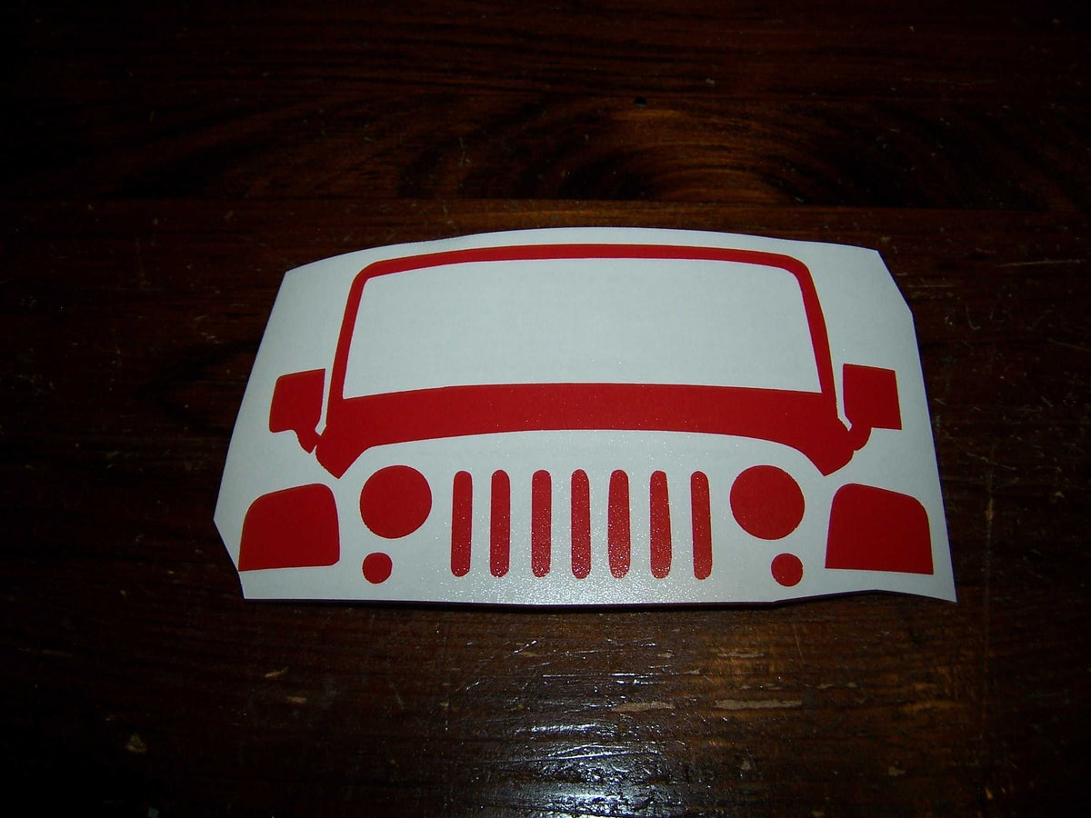 JEEP WRANGLER IDENTITY TAG Vinyl Sticker Decal TJ JK - Custom Car ...