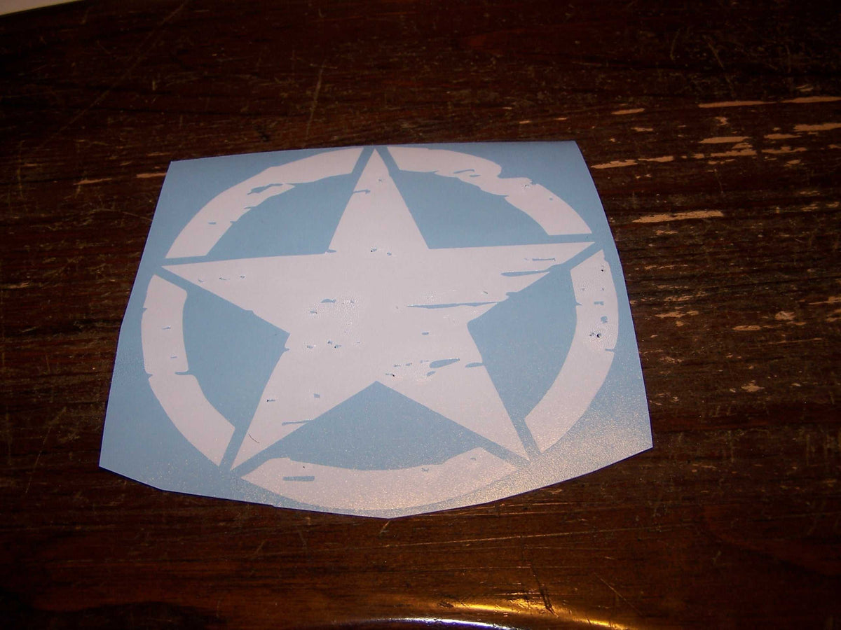 JEEP FREEDOM EDITION OSCAR MIKE STAR HOOD DECAL STICKER - 20" Vinyl ...
