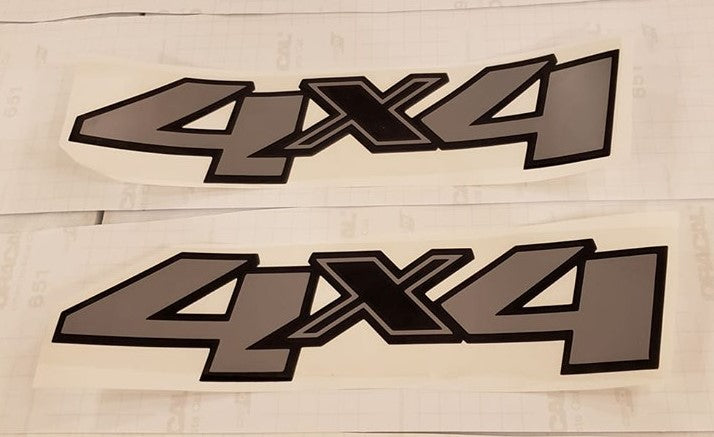 4X4 DECAL CHEVROLET SILVERADO GMC SIERRA COLORADO CANYON – Vellosvinyl