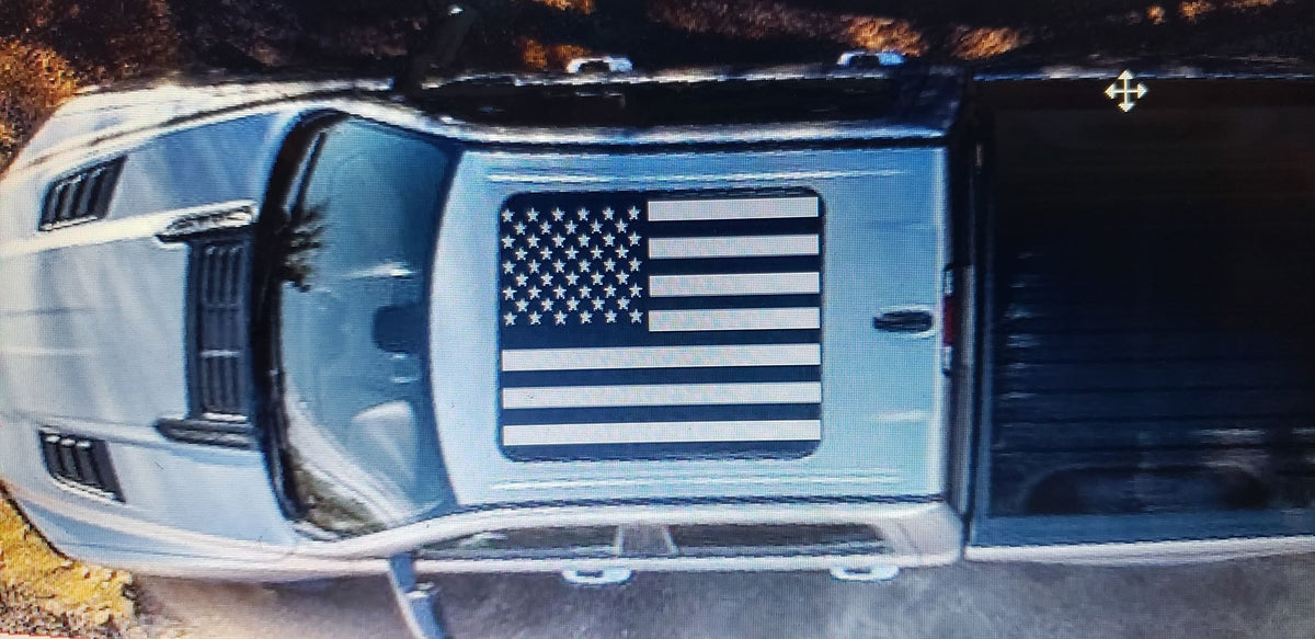 DODGE RAM 2019 2020 AMERICAN FLAG PANORAMIC SUNROOF DECAL – Vellosvinyl
