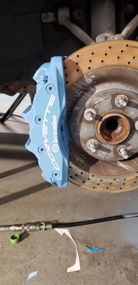 CORVETTE C6 C7 C8 Z06 GRAND SPORT ZR1 BRAKE CALIPER DECAL SET – Vellosvinyl