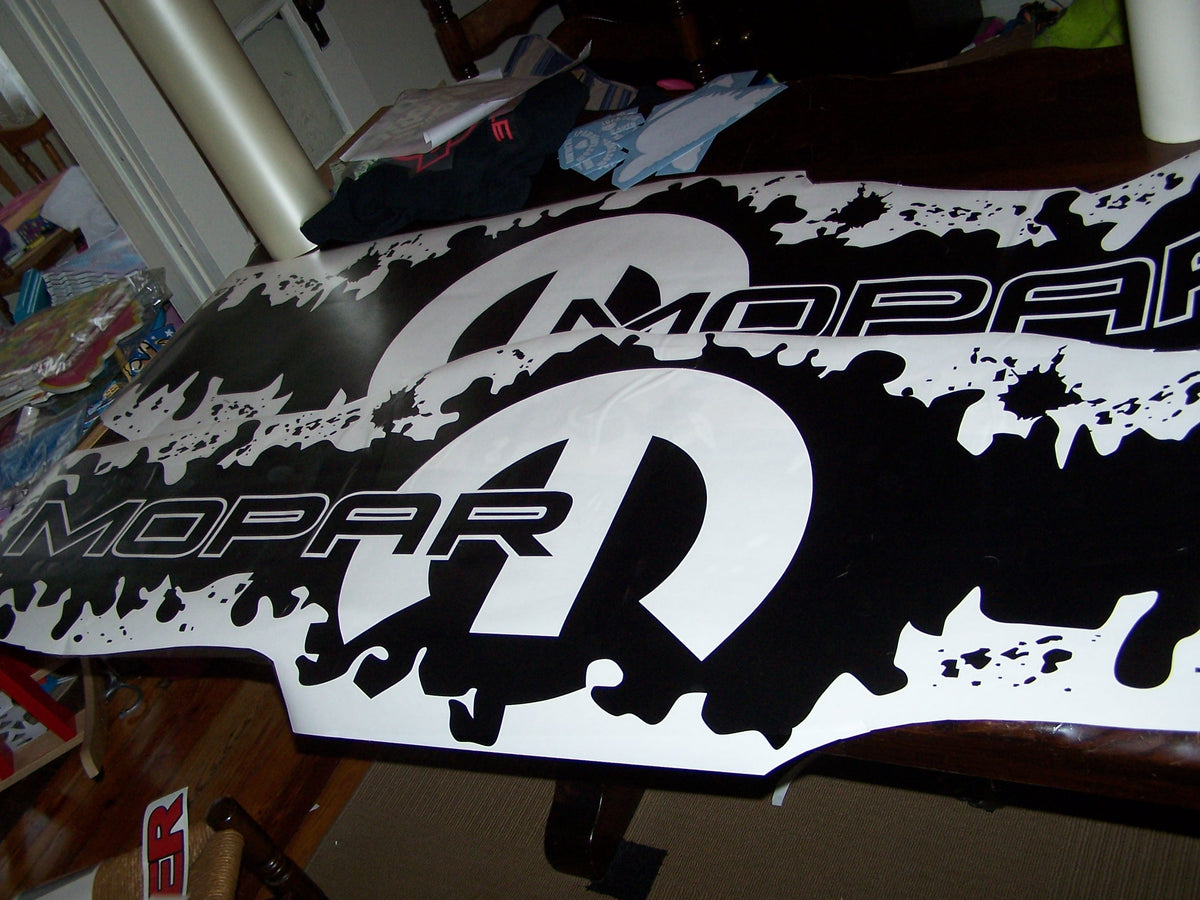 MOPAR QUARTER PANEL DECAL SET CHOOSE COLOR CHALLENGER CHARGER – Vellosvinyl