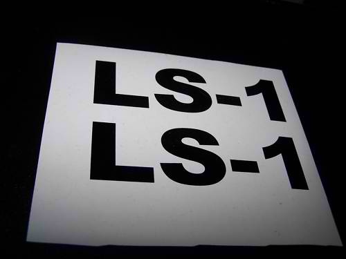 LS-1 DECAL HOOD FENDER VALVE COVER VINYL STICKER – Vellosvinyl