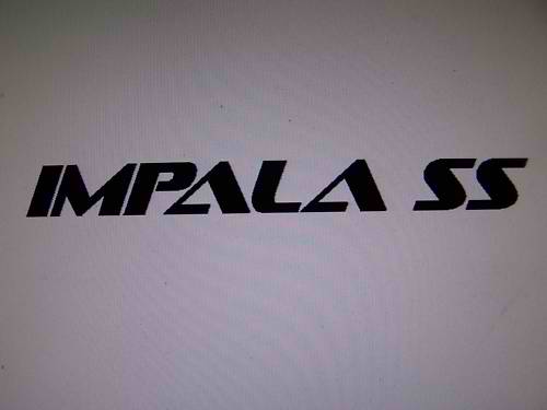 IMPALA SS WINDSHIELD DECAL BANNER WINDOW VINYL STICKER – Vellosvinyl