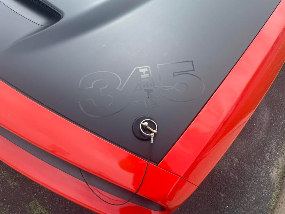 MOPAR DODGE 345 372 392 HEMI HOOD DECAL STICKER – Vellosvinyl