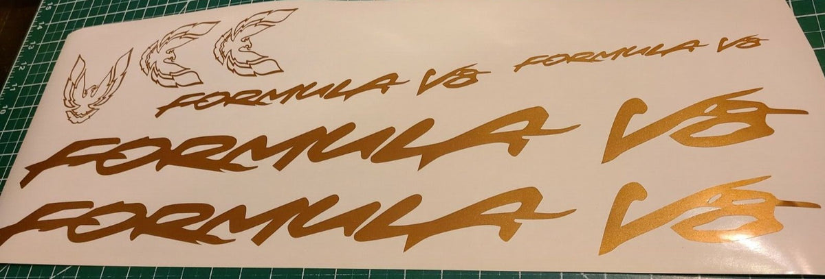 PONTIAC FIREBIRD FORMULA V8 4TH GEN 93-2002 EMBLEMS 1993 1994 – Vellosvinyl