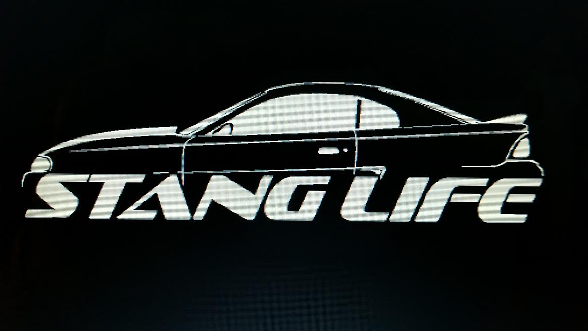 1996-1998 STANG LIFE WINDOW BANNER STICKER DECAL CHOOSE COLOR – Vellosvinyl